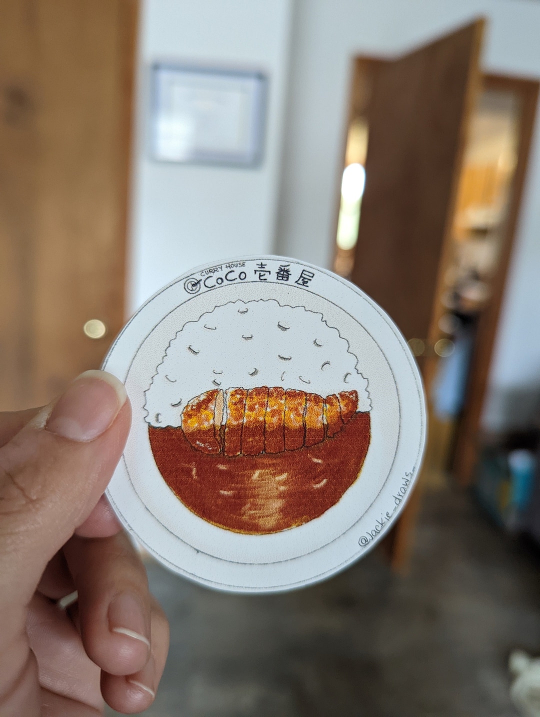 Coco Ichibanya Sticker | Vinyl Waterproof Sticker | Curry Plate - Etsy