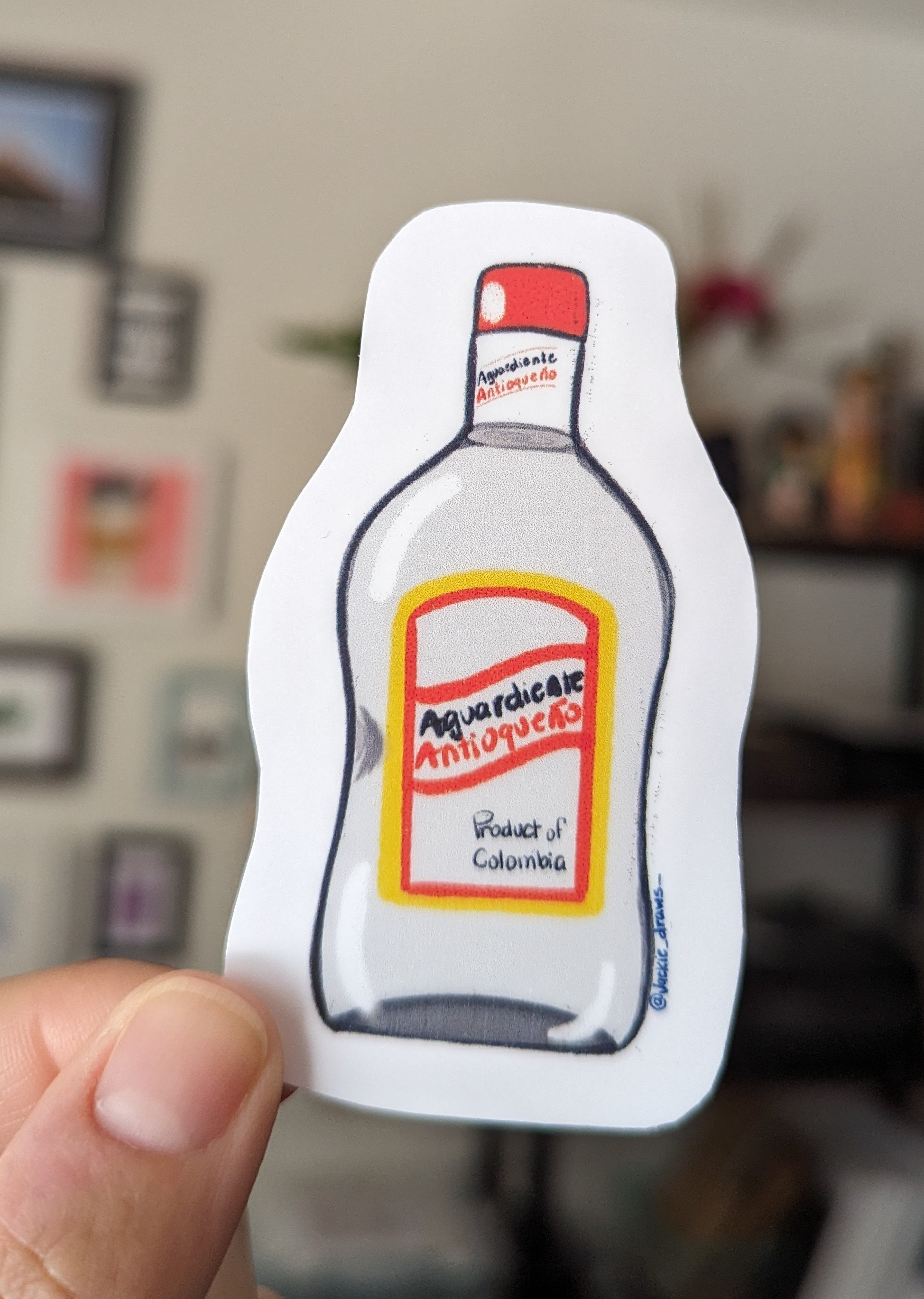 Aguardiente Colombiano Sticker Colombian Sticker Vinyl - Etsy