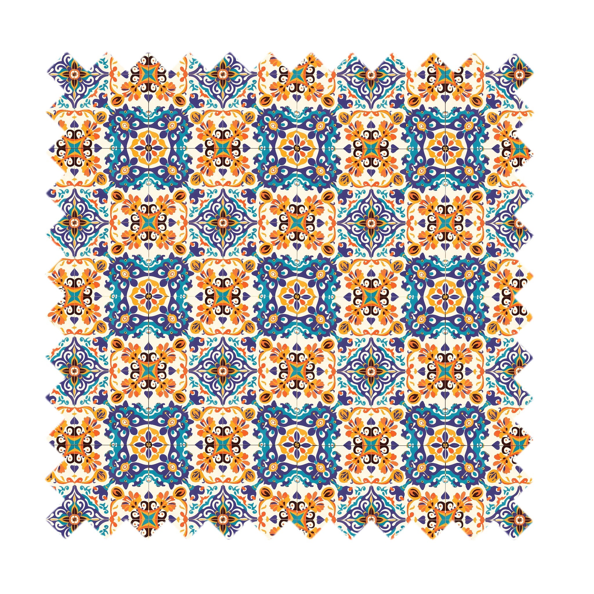 ITALIAN SEAMLESS TILES Mediterranean Digital Paper Scrapbook ...