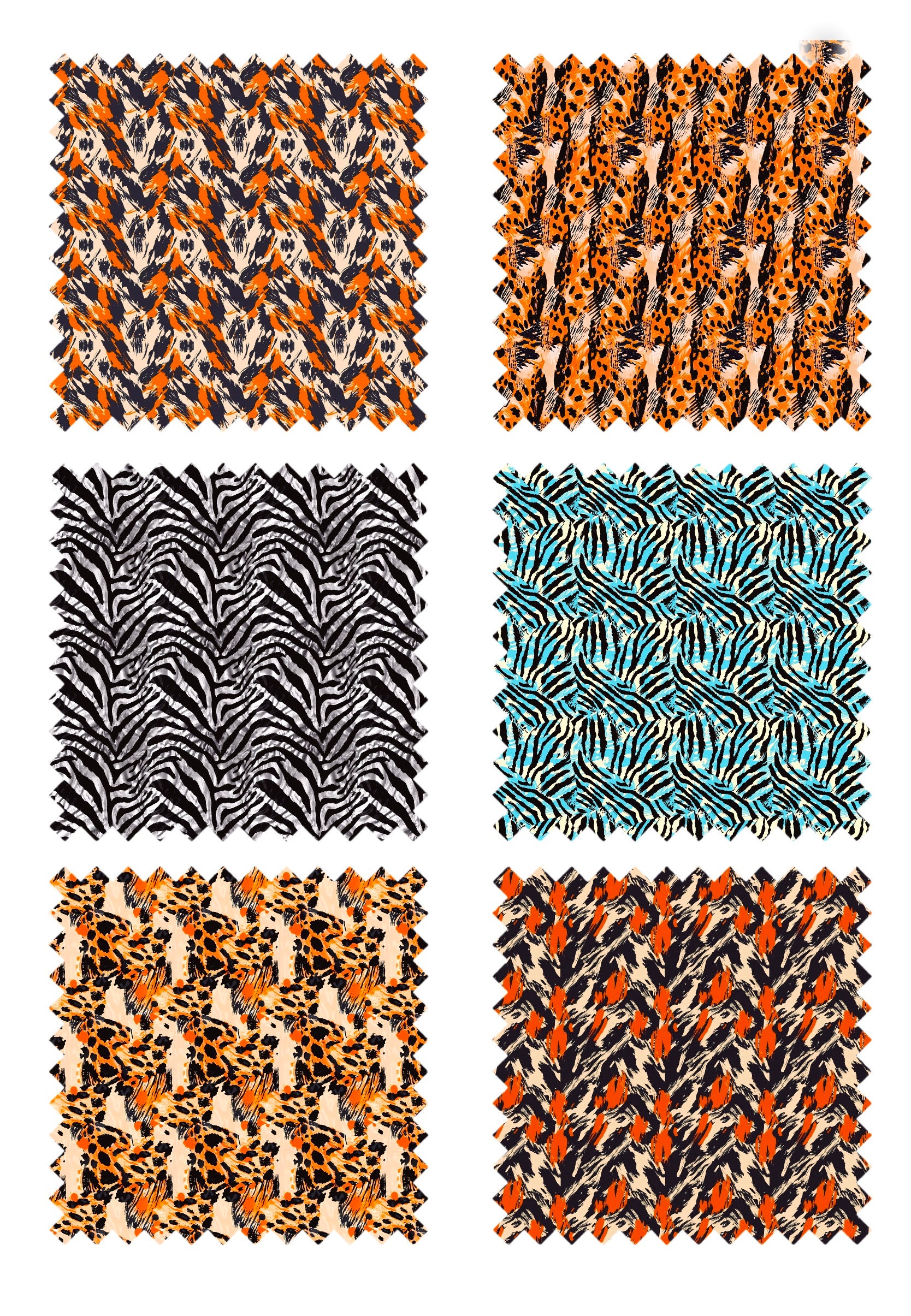 ANIMAL SKIN TEXTURE Seamless Pattern Animal Texture Digital Paper ...
