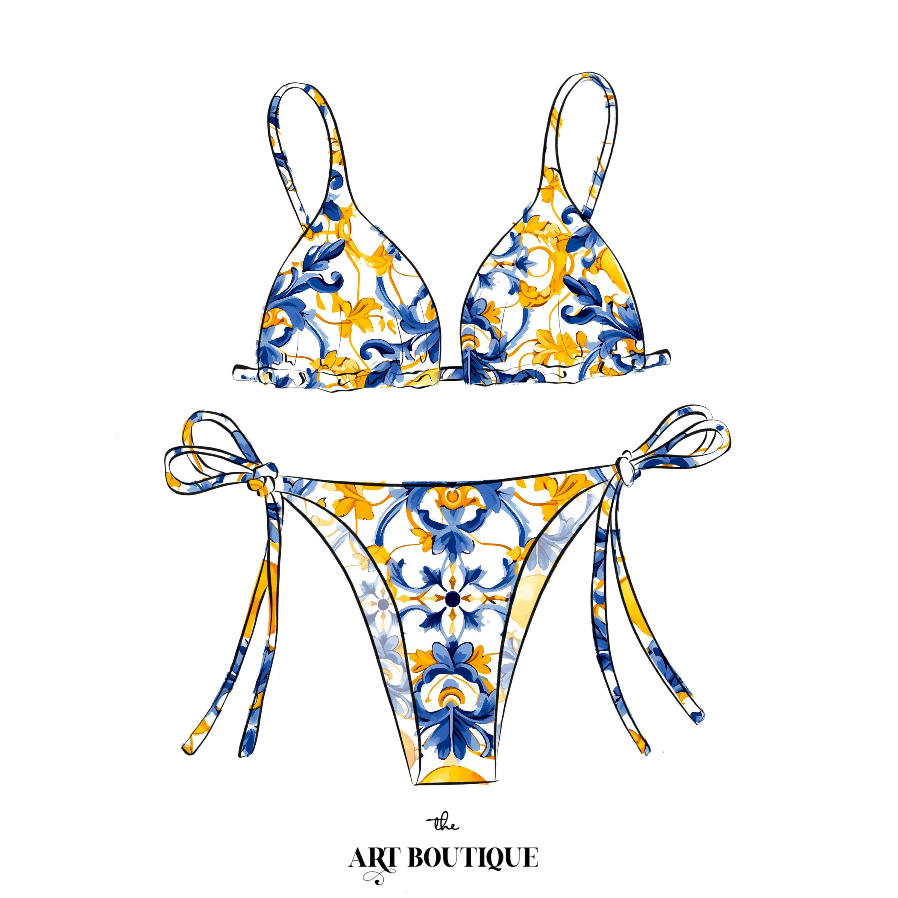 LEMON Mosaico Italian Seamless Pattern ITALIAN TILES Digital Paper ...