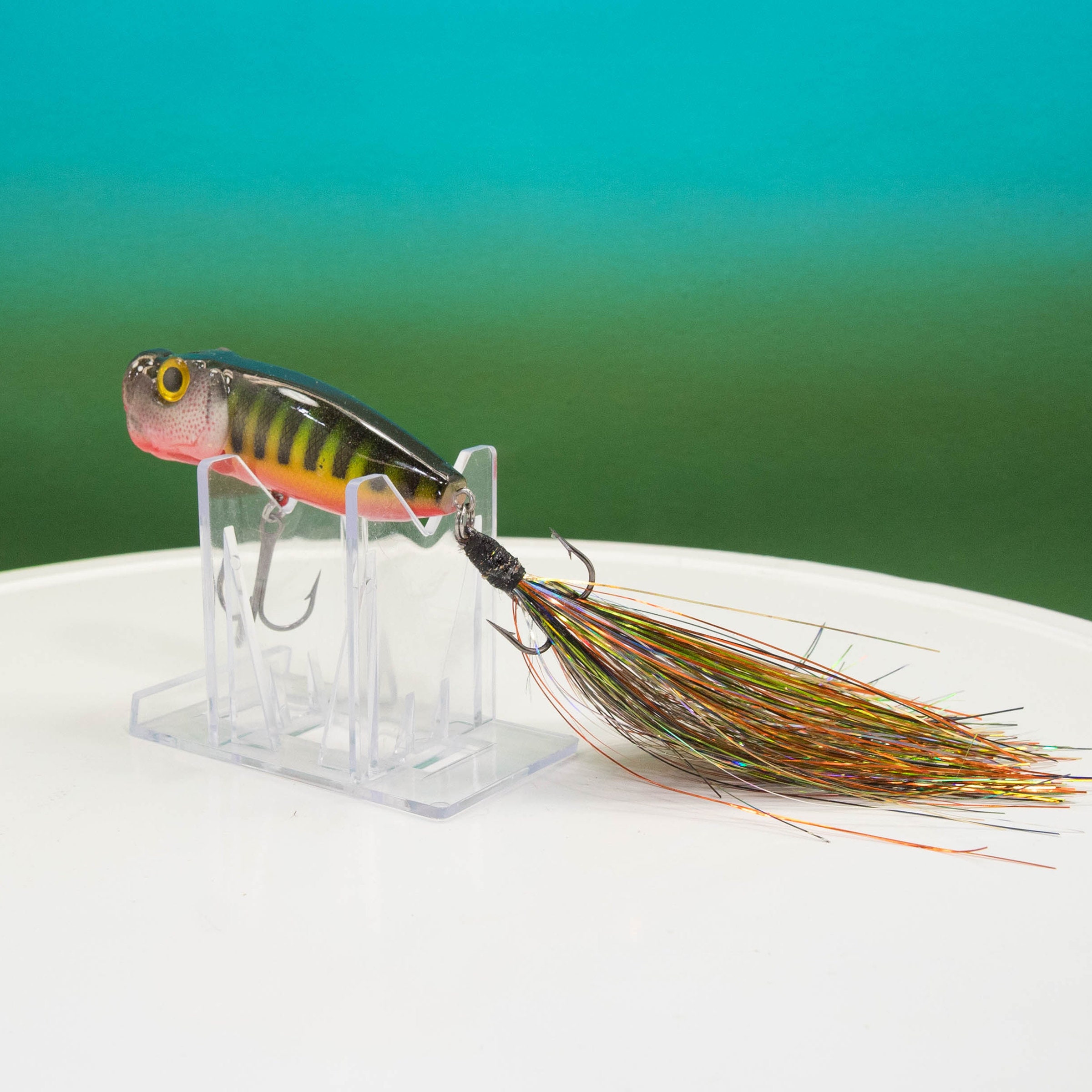 Fire Tiger. Premium Painted Top Water Popper Crankbait Fishing Lure. - Etsy