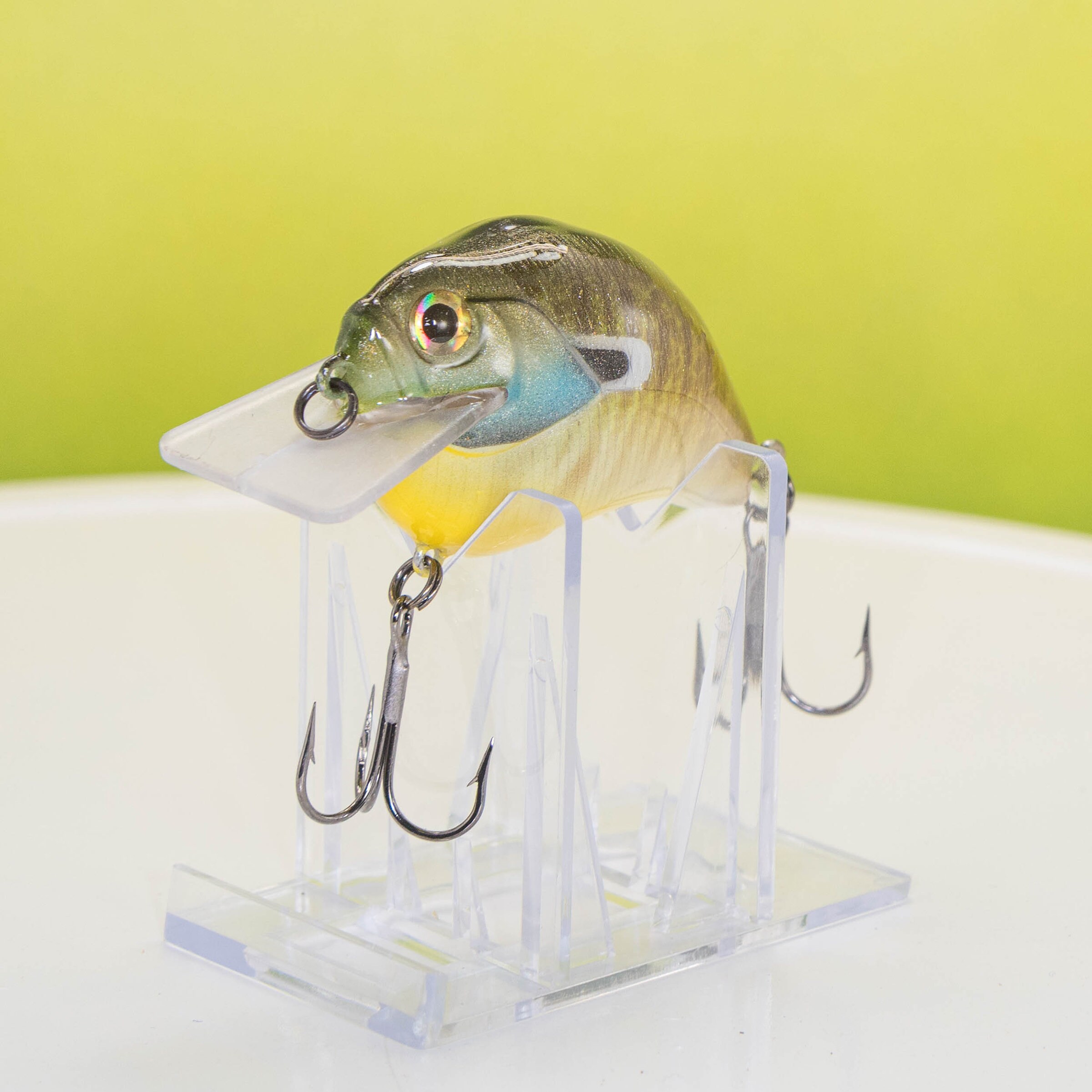 Bluegill. Premium Painted Wide Body Square Bill Crankbait Fishing Lure ...