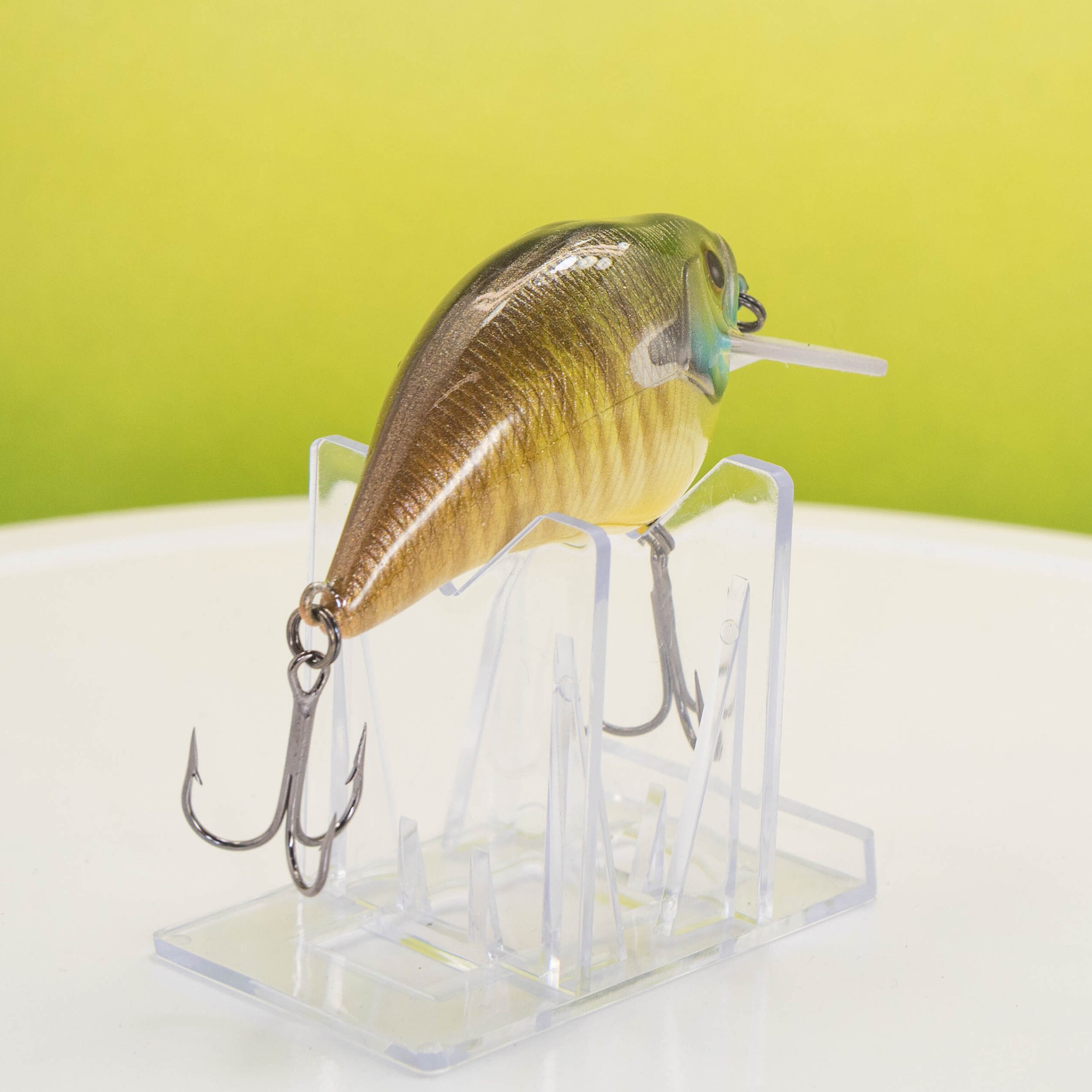 Bluegill. Premium Painted Wide Body Square Bill Crankbait Fishing Lure ...