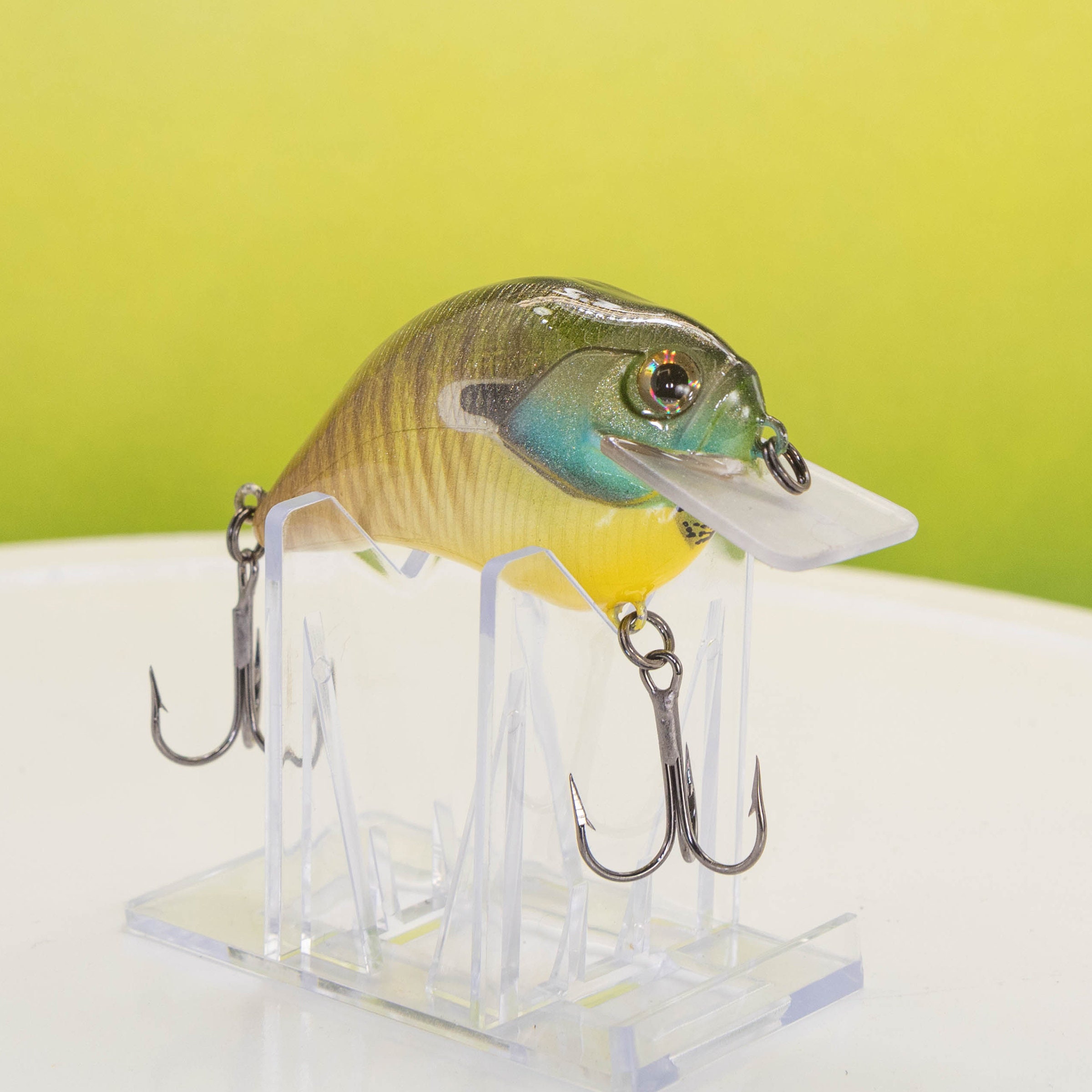 Bluegill. Premium Painted Wide Body Square Bill Crankbait Fishing Lure ...