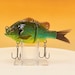 Green Sunfish: Custom Painted Swimbait Fishing Lure - Etsy