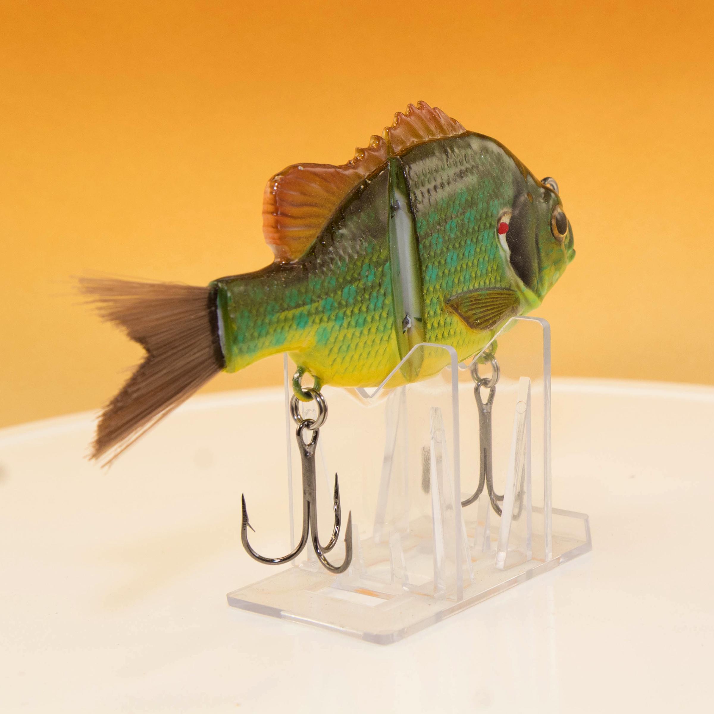 Green Sunfish: Custom Painted Swimbait Fishing Lure - Etsy