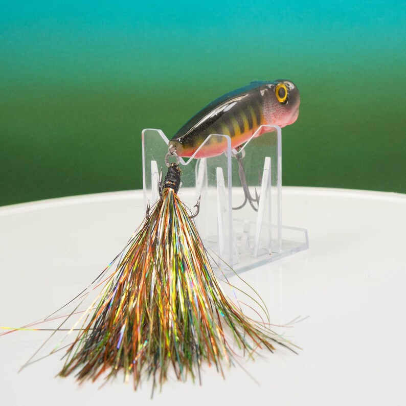 Fire Tiger. Premium Painted Top Water Popper Crankbait Fishing Lure. - Etsy