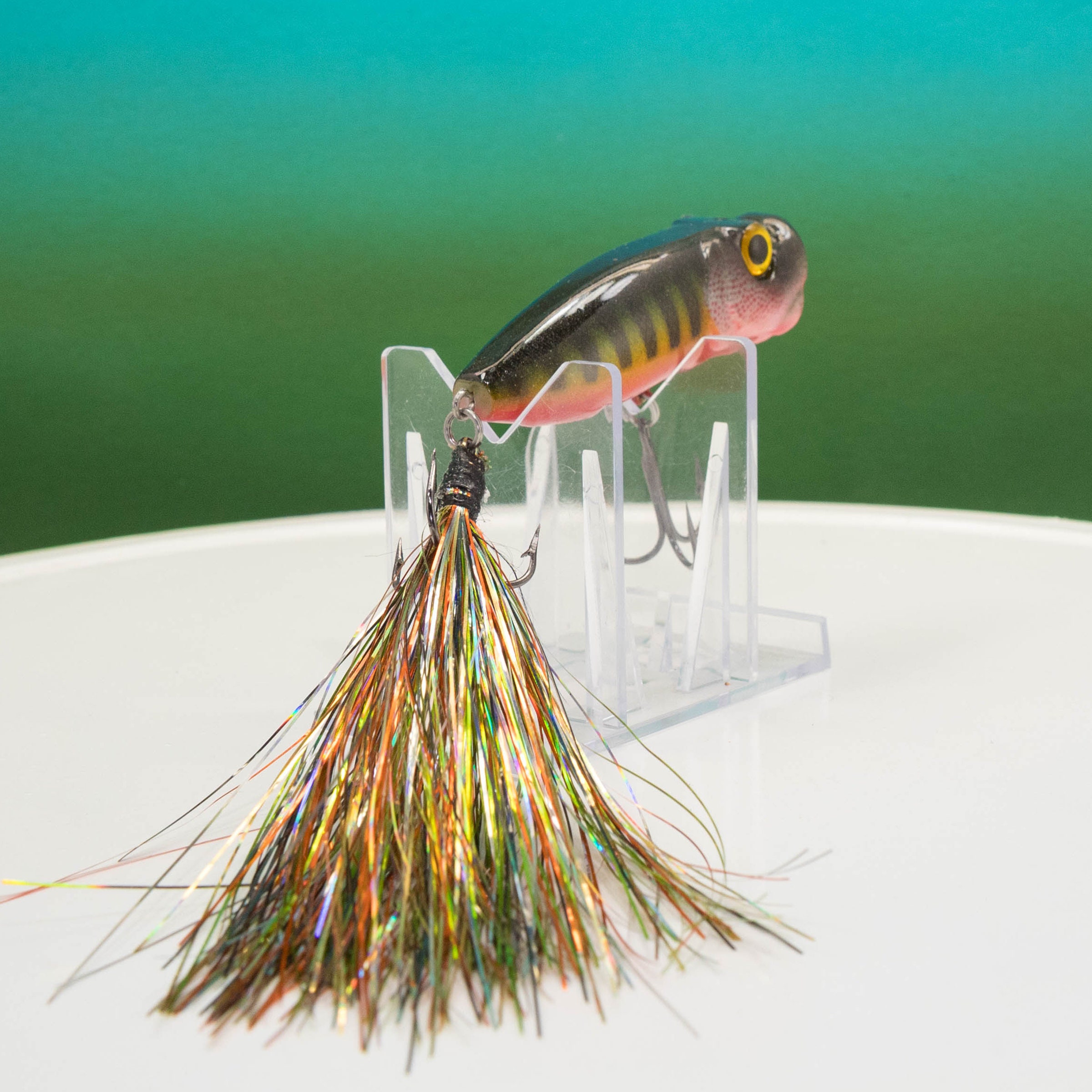 Fire Tiger. Premium Painted Top Water Popper Crankbait Fishing Lure. - Etsy
