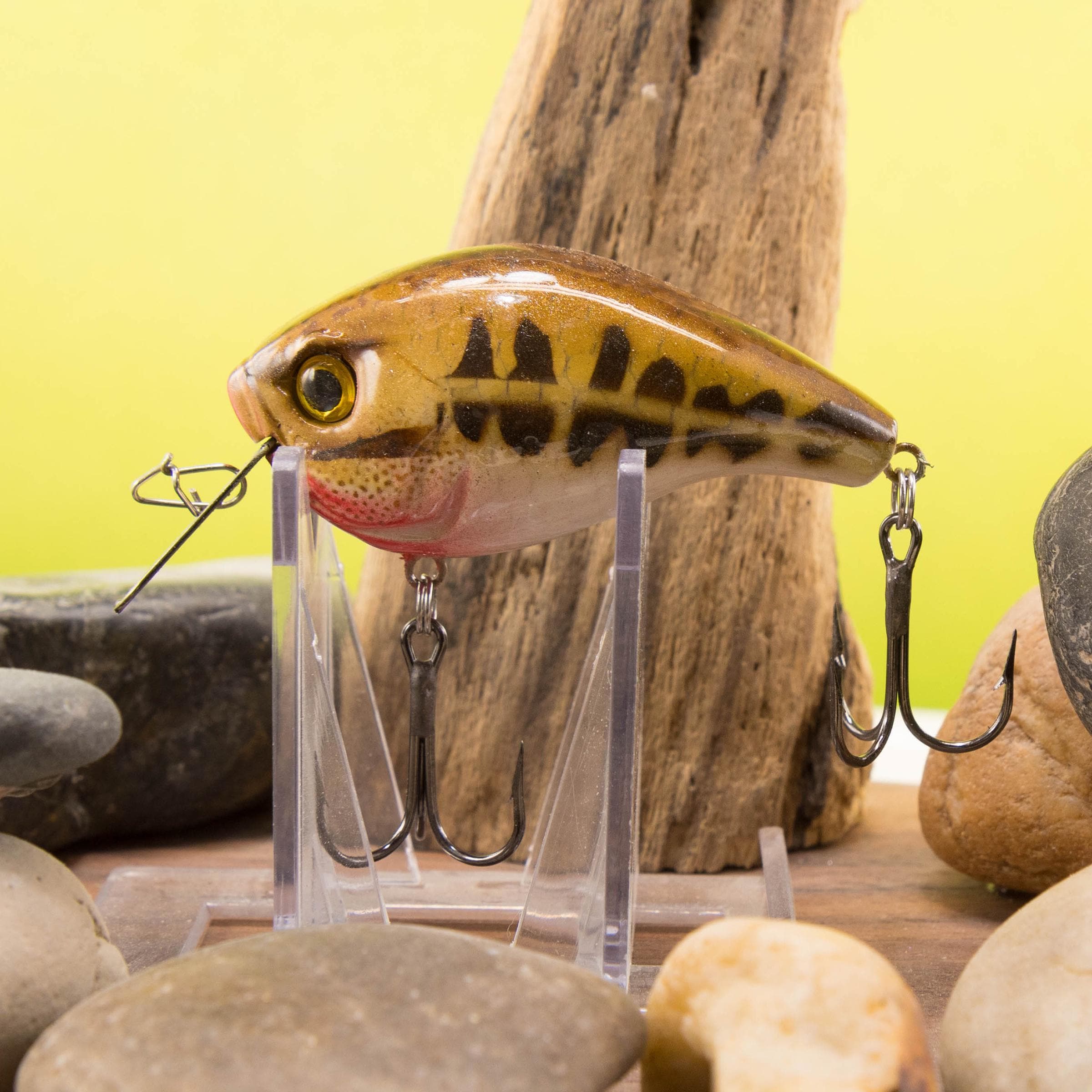 Smallmouth Bass. Premium Painted Jabber Jaw Style Square Bill Crankbait ...