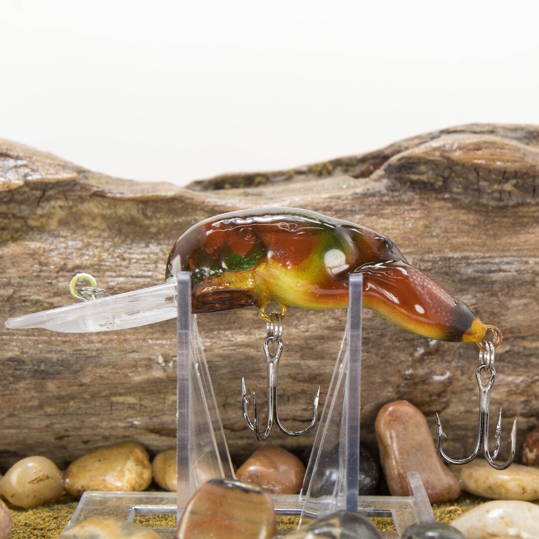 Rusty Crawfish. Premium Painted Diving Crankbait Fishing Lure. - Etsy