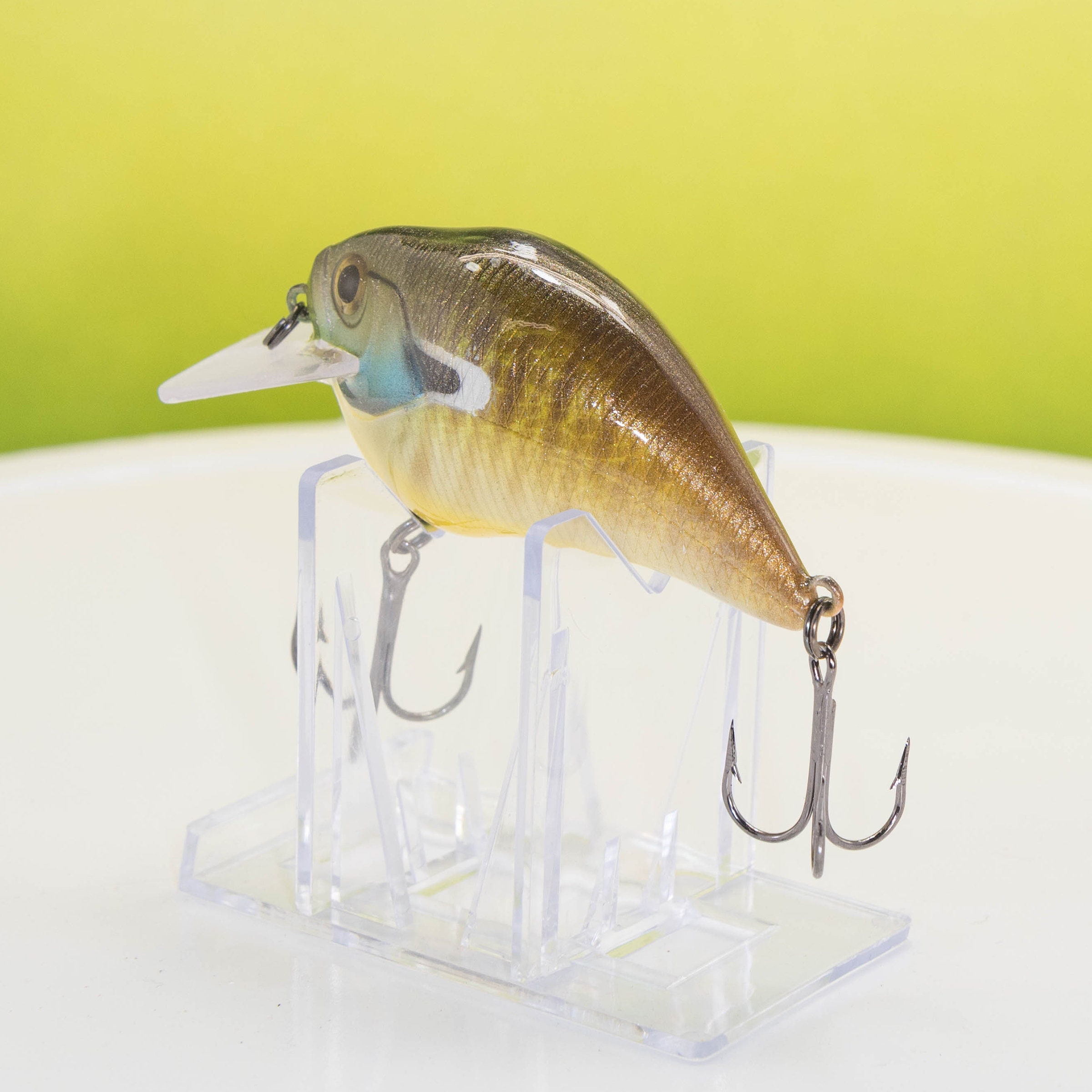Bluegill. Premium Painted Wide Body Square Bill Crankbait Fishing Lure ...