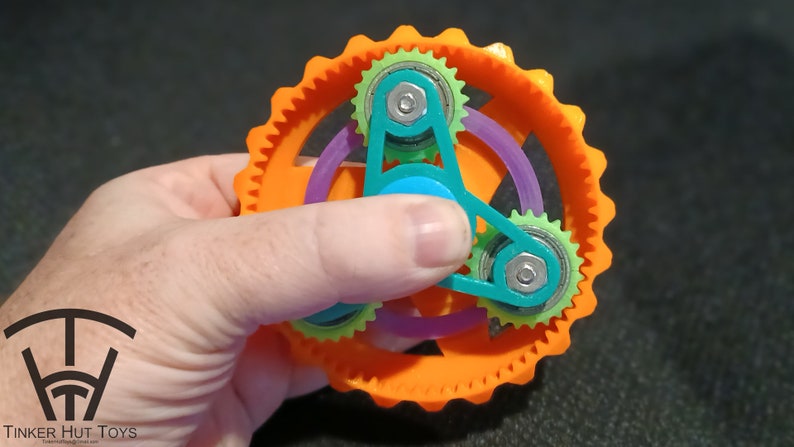 Planetary Gearset Spinner 3D Print Files Variety Design Pack (168 ...