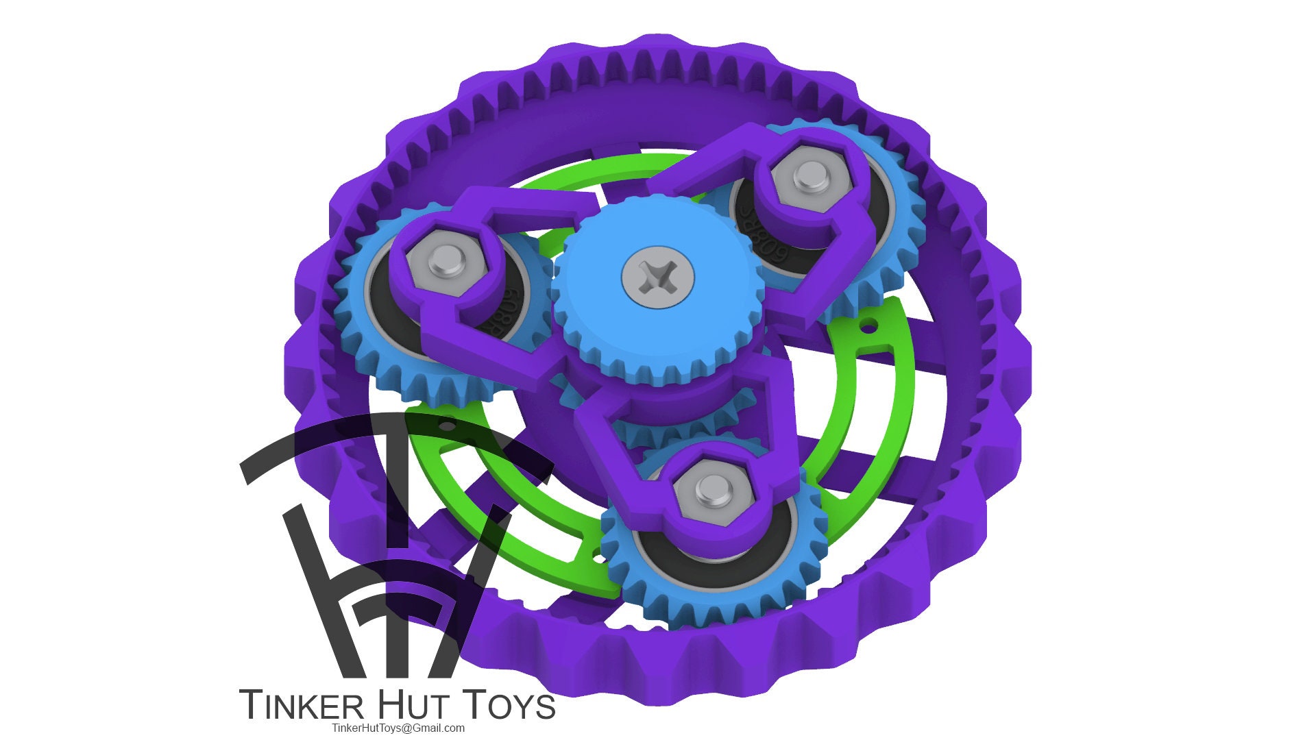 Planetary Gearset Spinner 3D Print Files Variety Design Pack (168 ...