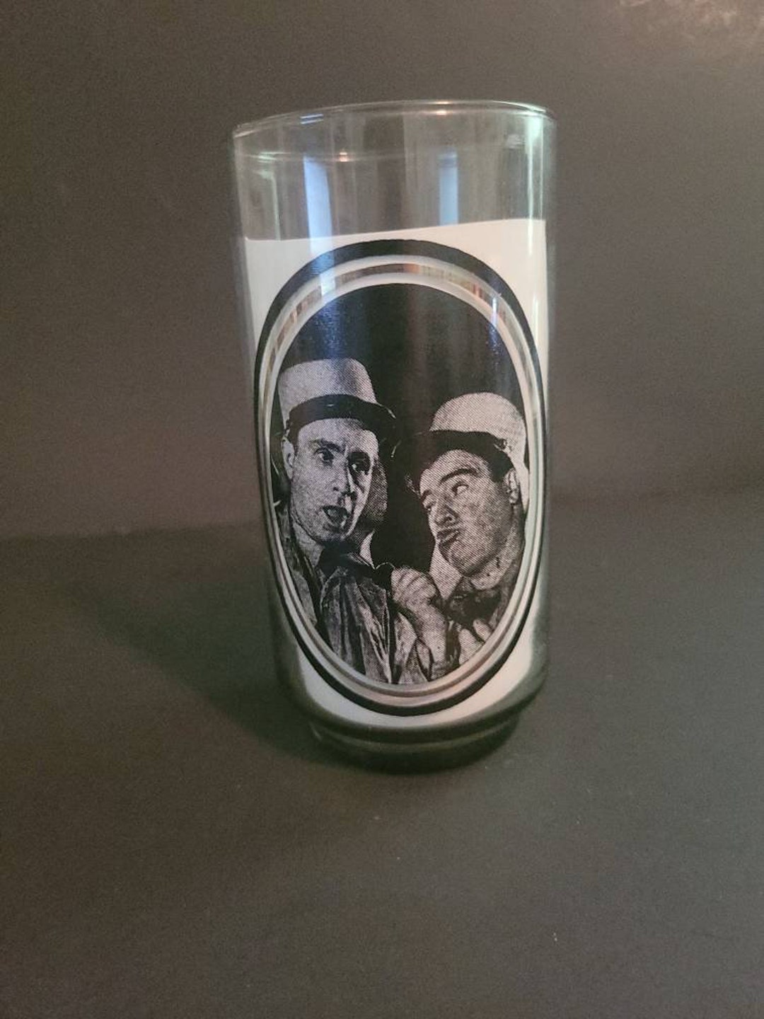Vintage 1979 Abbott & Costello Glass Cup Arby's Collector Series - Etsy