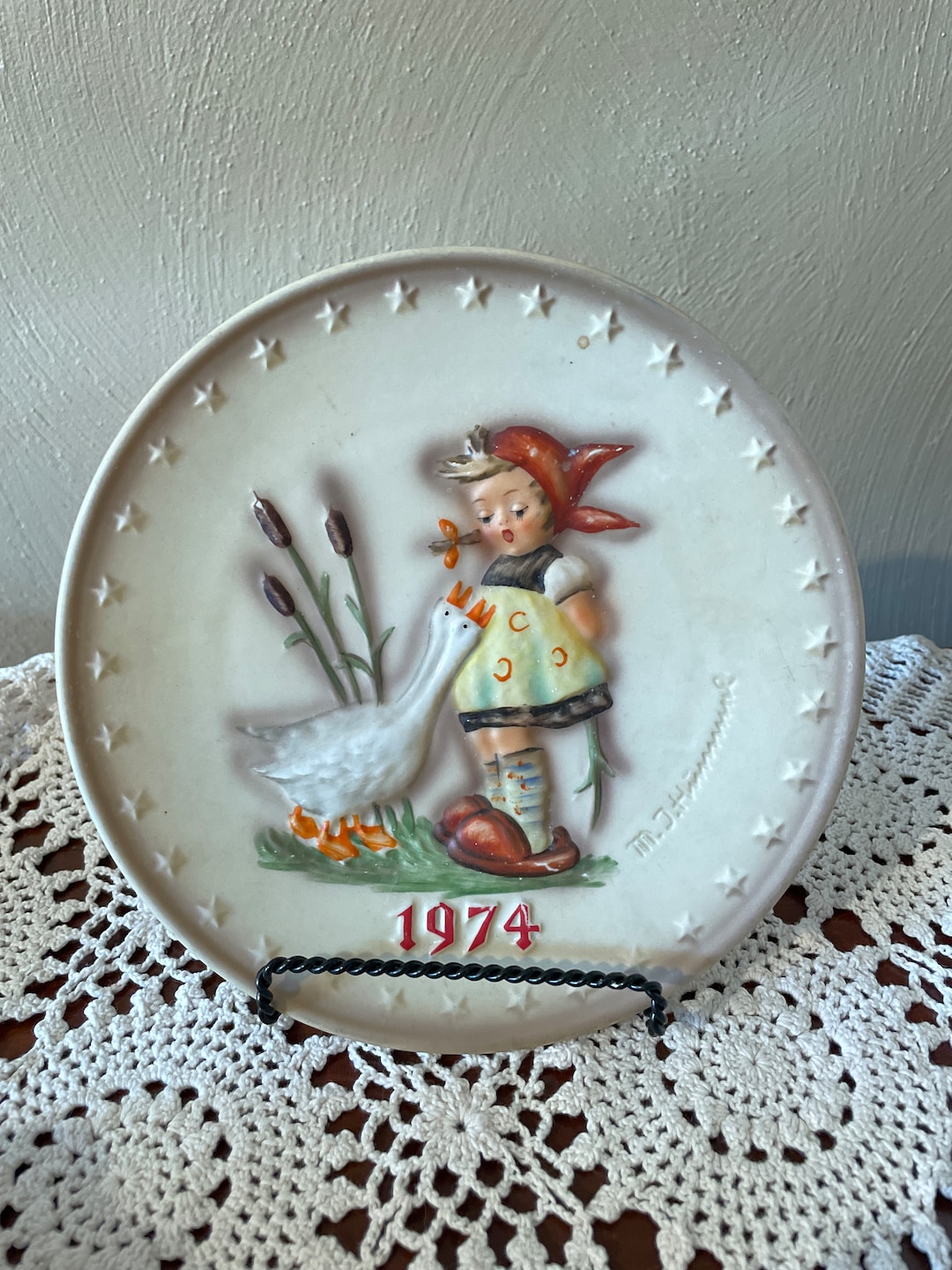 1974 MJ Hummel Collectors Plate - Etsy