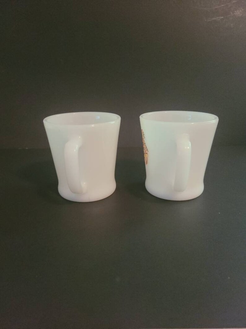 Vintage Fire King Mug 1970's Exxon Tiger Promo 3.5t - Etsy