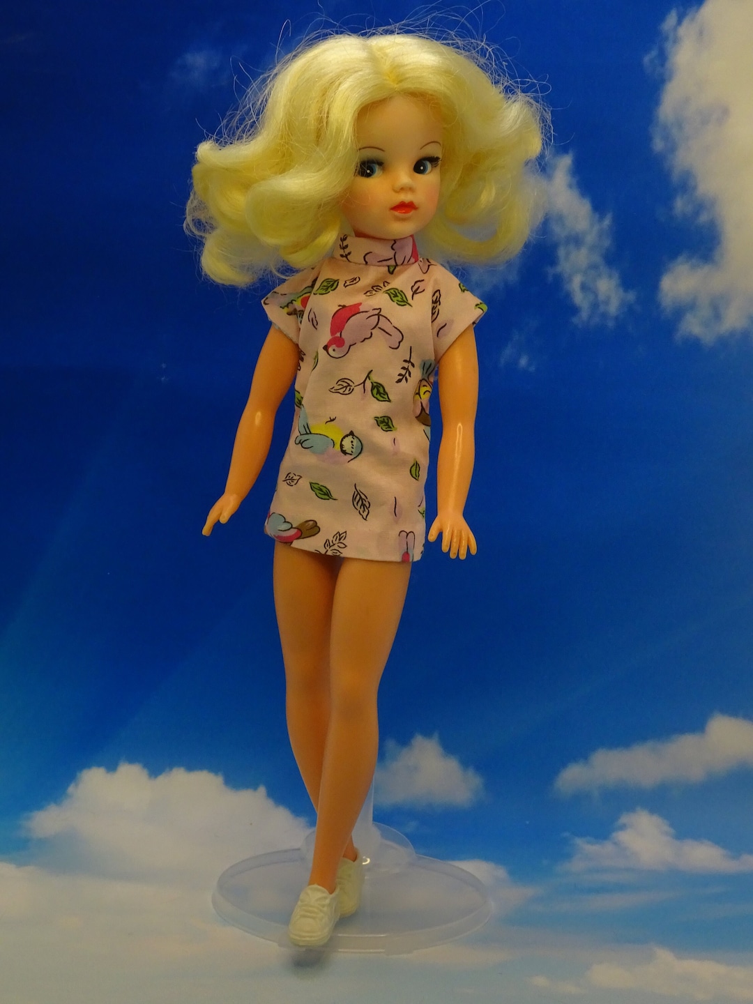 1970s Rare New Look Centre Part Sindy Doll Blonde Hair MIHK With Outfit ...