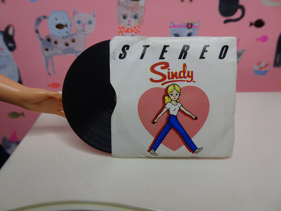 Vintage Sindy Doll Records. Record and Record Cover. Fantastic Props ...
