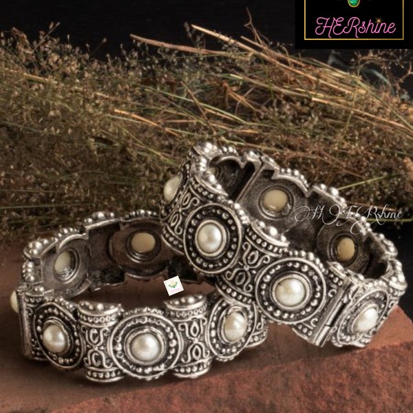 Oxidized Bangles - Etsy