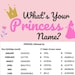What's Your Princess Name Name Generator Printable Party Game Instant ...