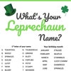 Whats Your Leprechaun Name? Name Generator Printable Party Game Instant ...