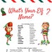 Whats Your Elf Name? Name Generator Printable Party Game Instant ...