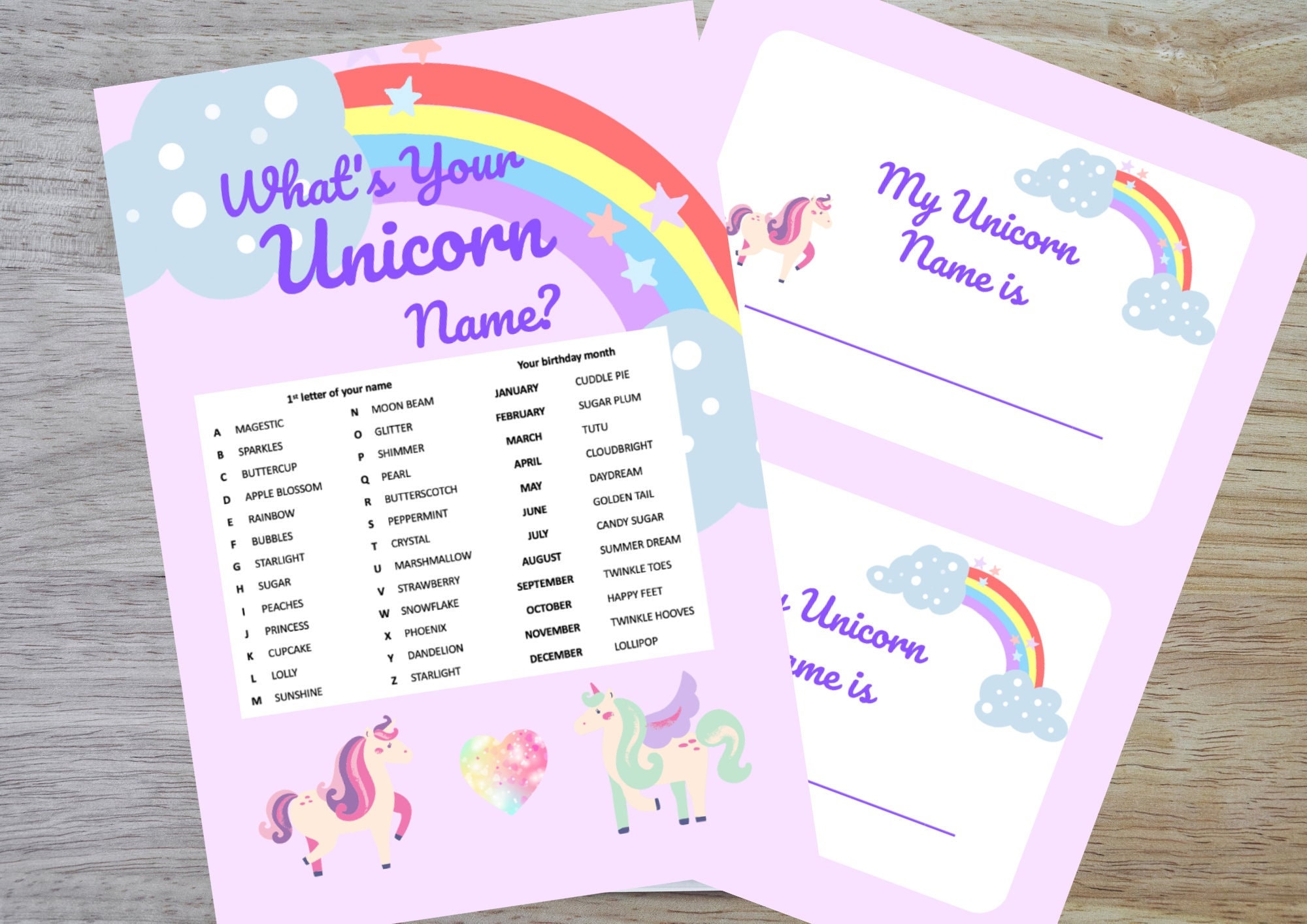 Whats Your Unicorn Name? Unicorn Name Quiz Unicorn Name Ideas Unique ...