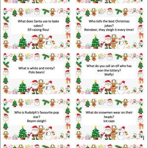 20 Christmas Cracker Jokes Printable Christmas Cracker Jokes Instant ...