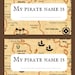 Whats Your Pirate Name? Treasure Map Name Generator Instant Download ...