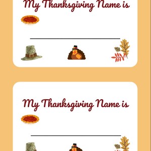 Whats Your Thanksgiving Name? Name Generator Thanksgiving Printable ...