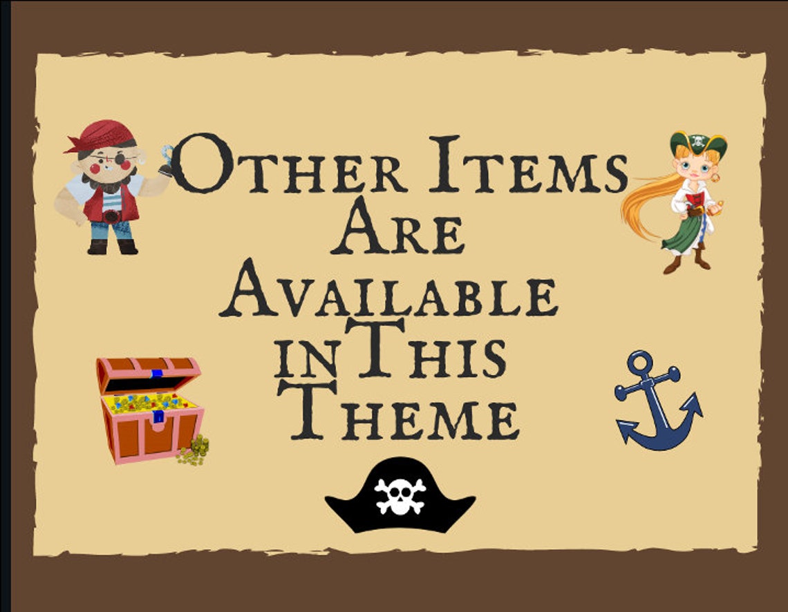 Pirate Quiz Pirate Printable Party Game Instant Download Party Game ...