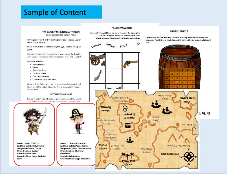 Pirate Party Games Pirate Theme Games What's My Pirate Name Pirate ...