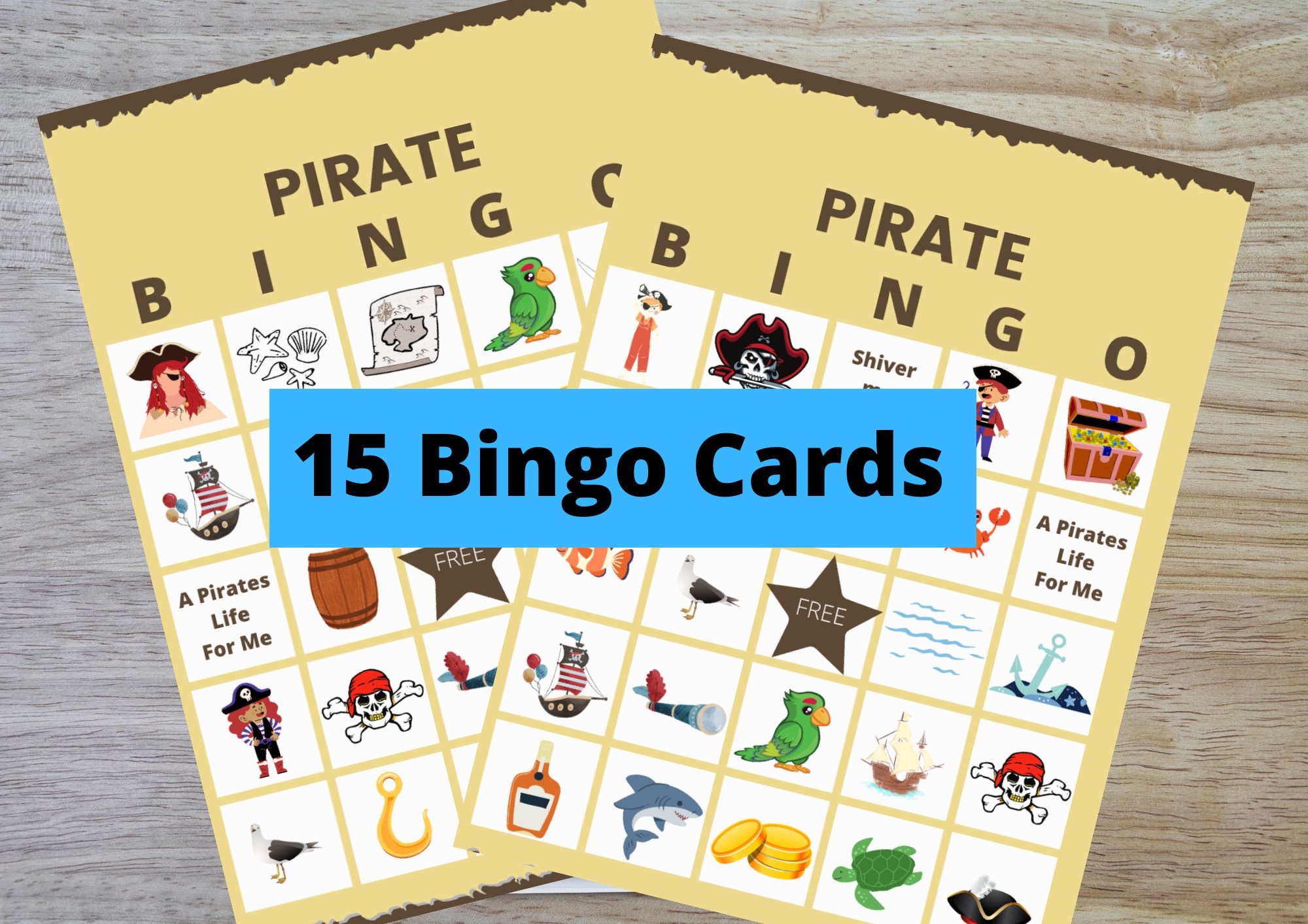 Pirate Party Printable Games 4 Pirate Party Game Pack Pirate Themed ...