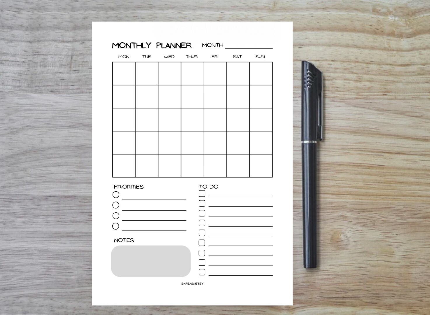 Personal Organiser Planner, Daily Planner, Weekly Planner, Monthly ...
