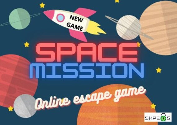 Space Mission Online Escape Game Space Kids Puzzle Children | Etsy