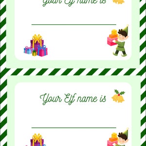 Whats Your Elf Name? Elf Name Generator Printable Elf Name Instant ...