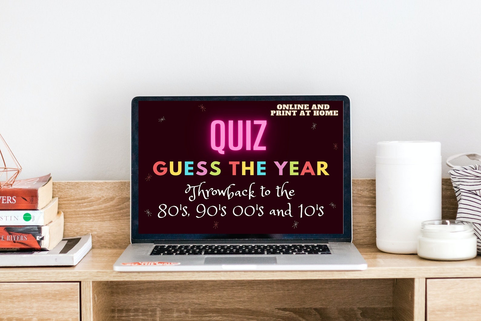 Guess the Year Quiz 40 Questions 80s 90s 2000s 2010s Virtual Zoom Print ...
