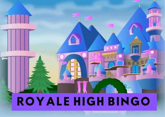 Royale High Bingo Digital Download Roblox Royale High Print at - Etsy