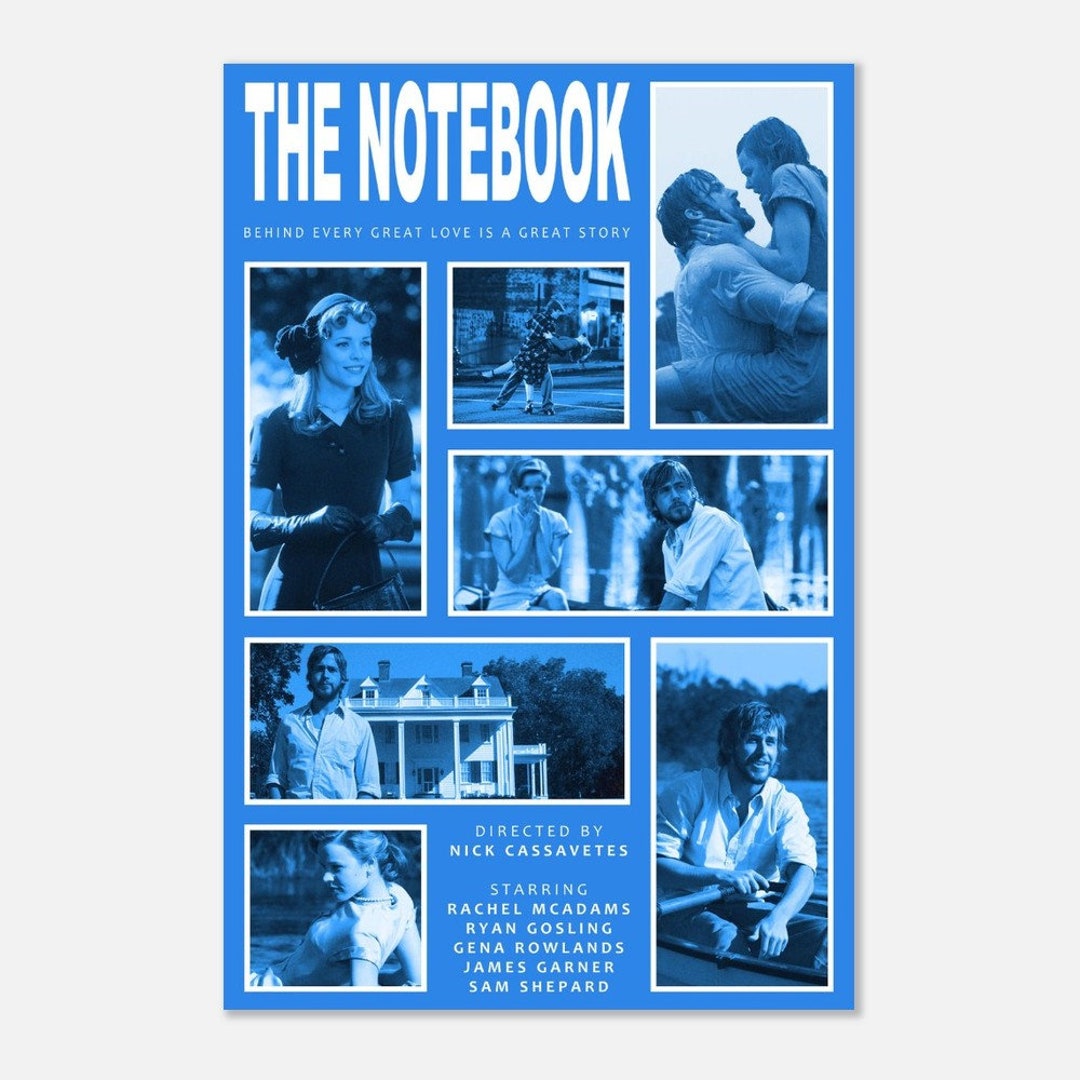 The Notebook Aesthetic Movie Poster Print Premium Wall Art Design - Etsy
