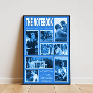 The Notebook Aesthetic Movie Poster Print Premium Wall Art Design - Etsy