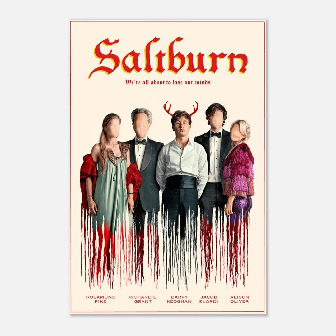 Saltburn Aesthetic Movie Poster Print Premium Wall Art - Etsy