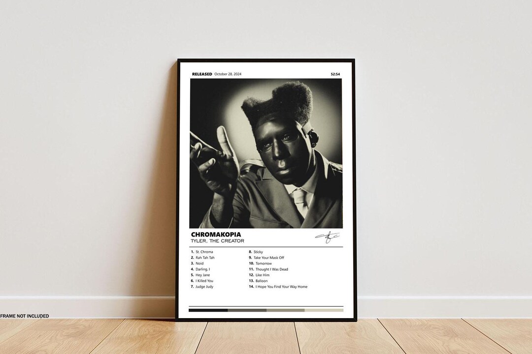 Chromakopia Tyler, the Creator Aesthetic Album Poster Print Premium ...