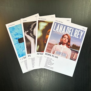 CUSTOM, Choose Your Own, Mini Music Album Print Minimalist Poster ...