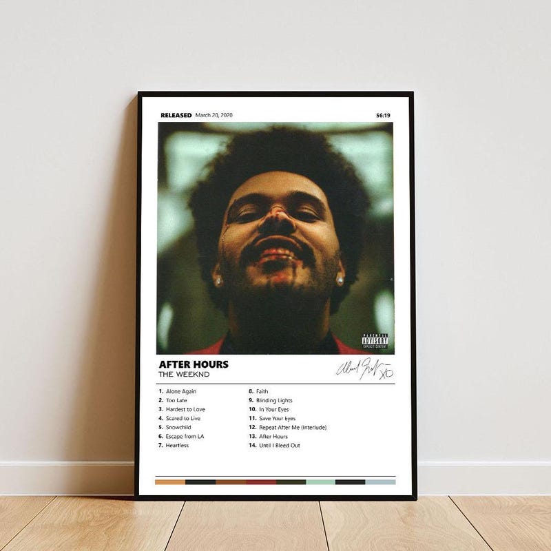 The Weeknd Poster - Etsy