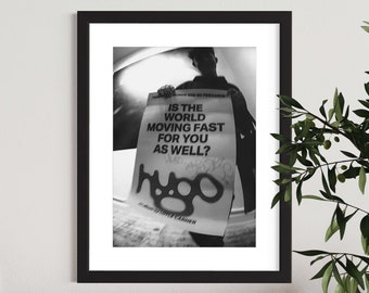 The Weeknd Vintage Poster Blinding Lights Poster A2 A3 A4 Framed Poster ...