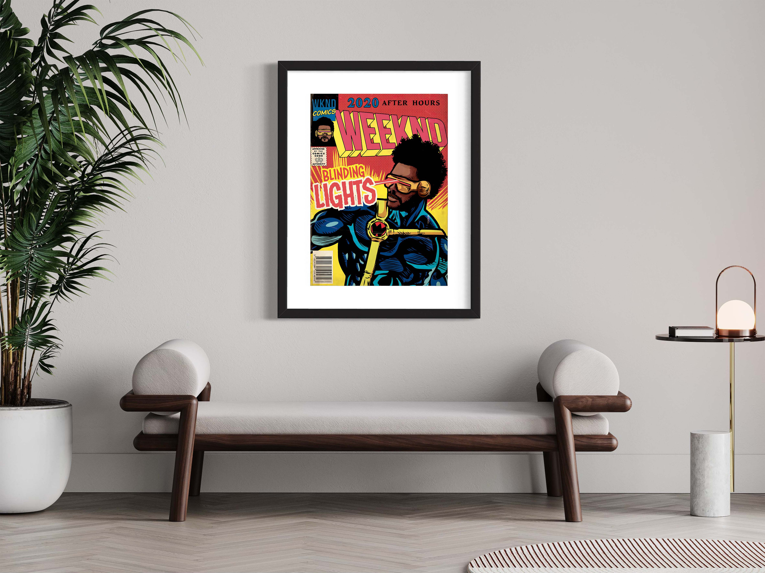 The Weeknd Vintage Poster Blinding Lights Poster A2 A3 A4 - Etsy