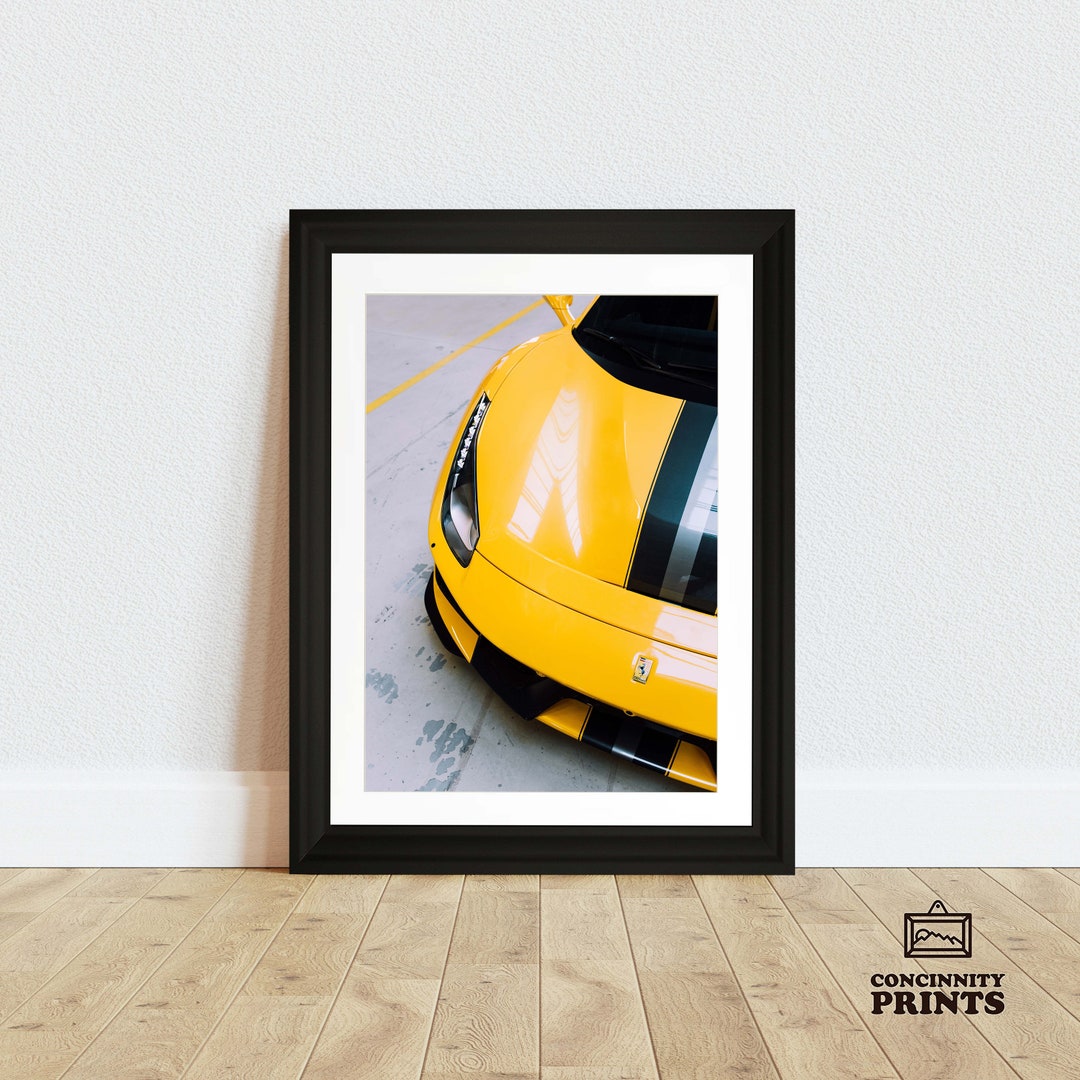 Ferrari 488 Pista Supercar A3 A4 A2 A1 Framed Poster Print Wall Art - Etsy