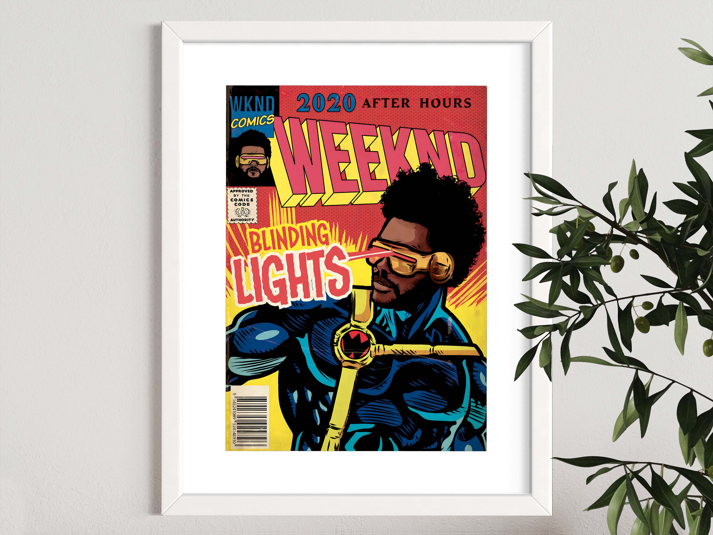 The Weeknd Vintage Poster Blinding Lights Poster A2 A3 A4 - Etsy
