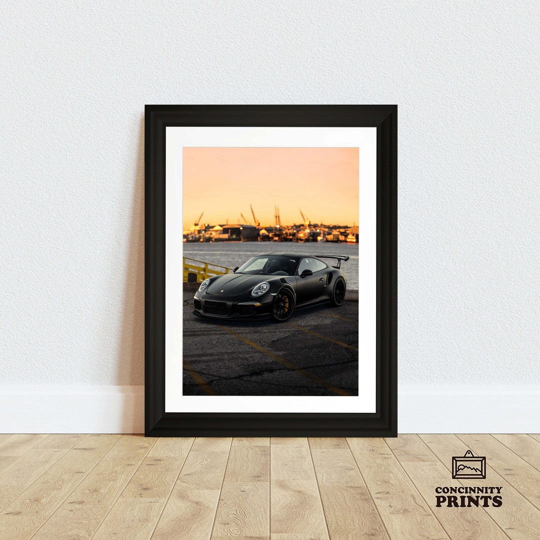 Porsche 911 GT3 RS Supercar A3 A4 Framed Poster Print Wall Art - Etsy